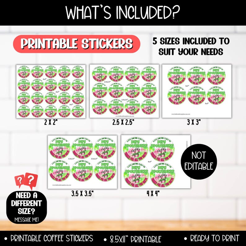 Wicked Coffee Sticker Teacher Employee Staff Appreciation Week Download ...