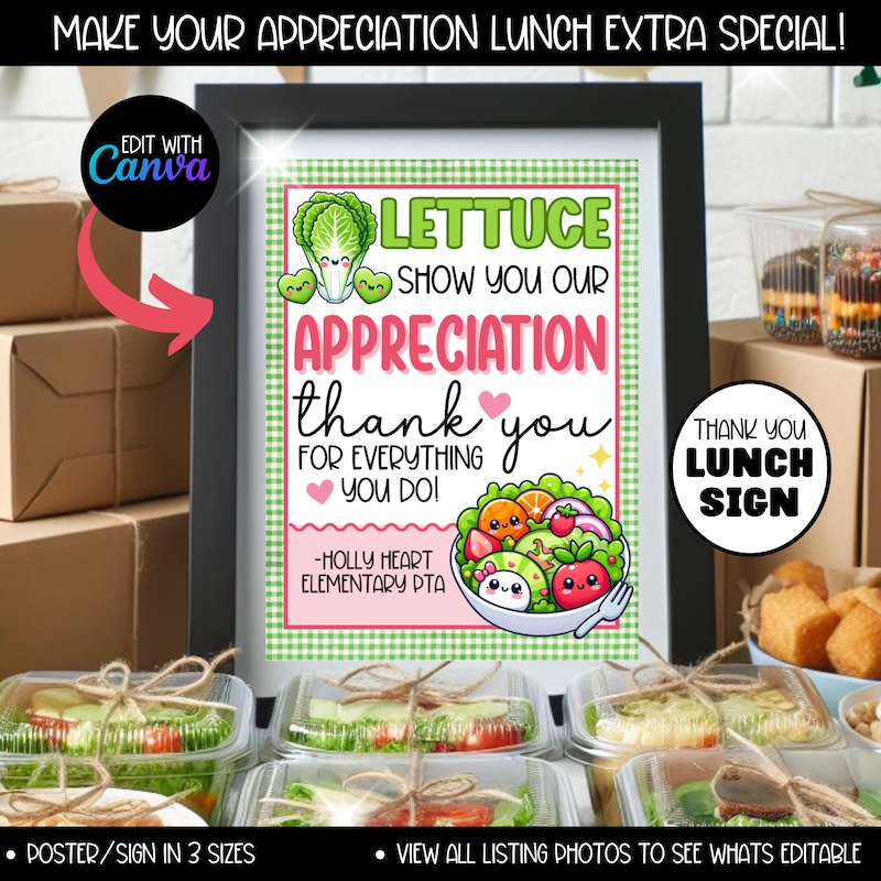 Thanks a Bunch Lunch - Etsy