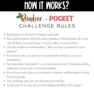 Holiday Christmas Teacher Appreciation Flyer Template, Santa Reindeer ...