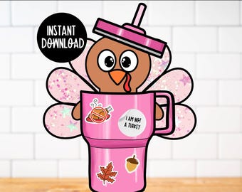 Donut Sprinkle Turkey Disguise Printable Craft Kit, Doughnut Coloring ...
