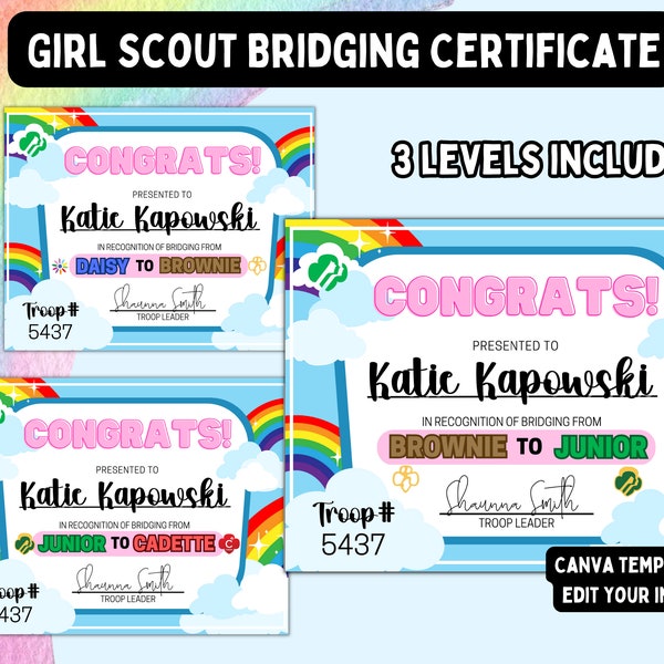 Junior Bridging Certificate - Etsy