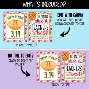 Editable Pi Day 3.14 Teacher Appreciation Printable Sign Posters ...