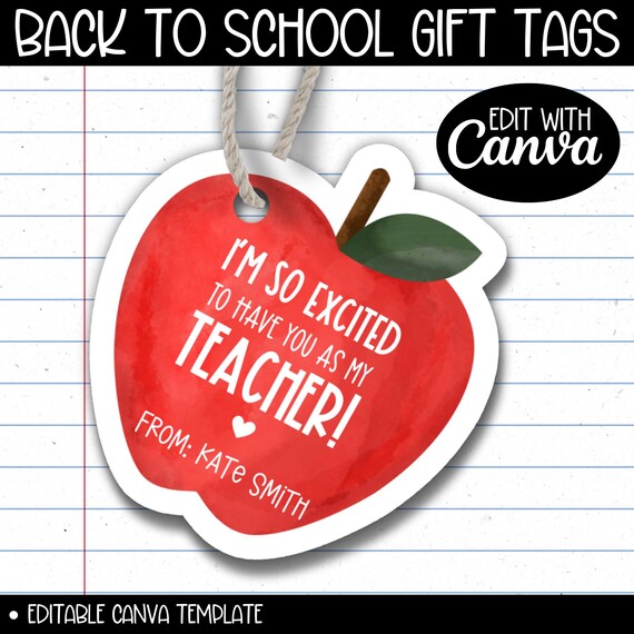 Apple Teacher Gift Tag Printable The Crafting Chicks
