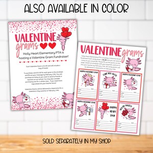 Valentine's Day Candy Lollipop Gram Tag Printable PTA PTO School ...