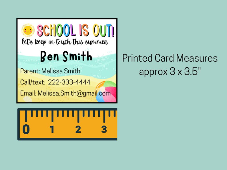 Editable Playdate Calling Card for Kid Printable Summer Play - Etsy