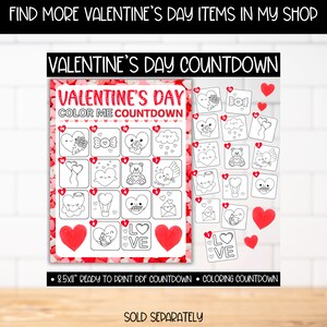 Valentine's Day Love Poem Activity Coloring Montessori Preschool ...