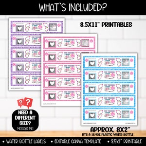 Teacher and Staff Appreciation Week Water Bottle Labels Stickers ...