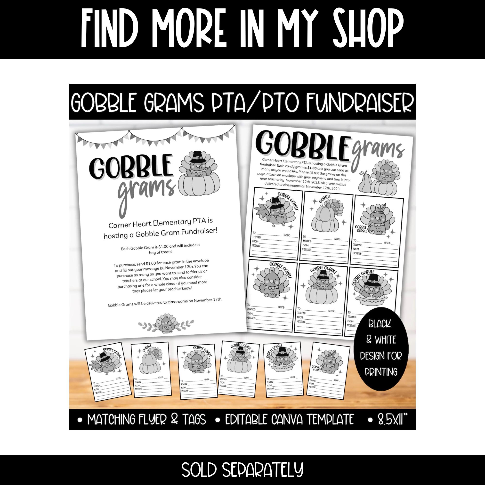 Gratitude Gram Bracelet Fundraiser Flyer Template, Grateful Era Grams ...