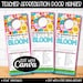 Bloom Flower Teacher Staff Appreciation Week Snack Food Door Hanger ...