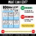 Halloween Boo Gram Fundraiser Flyer Template, Black White Printing, PTA ...