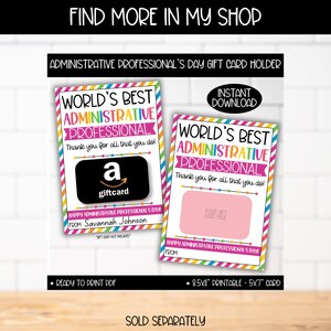 Sunday School Church Teacher Appreciation Week Gift Card Holder ...