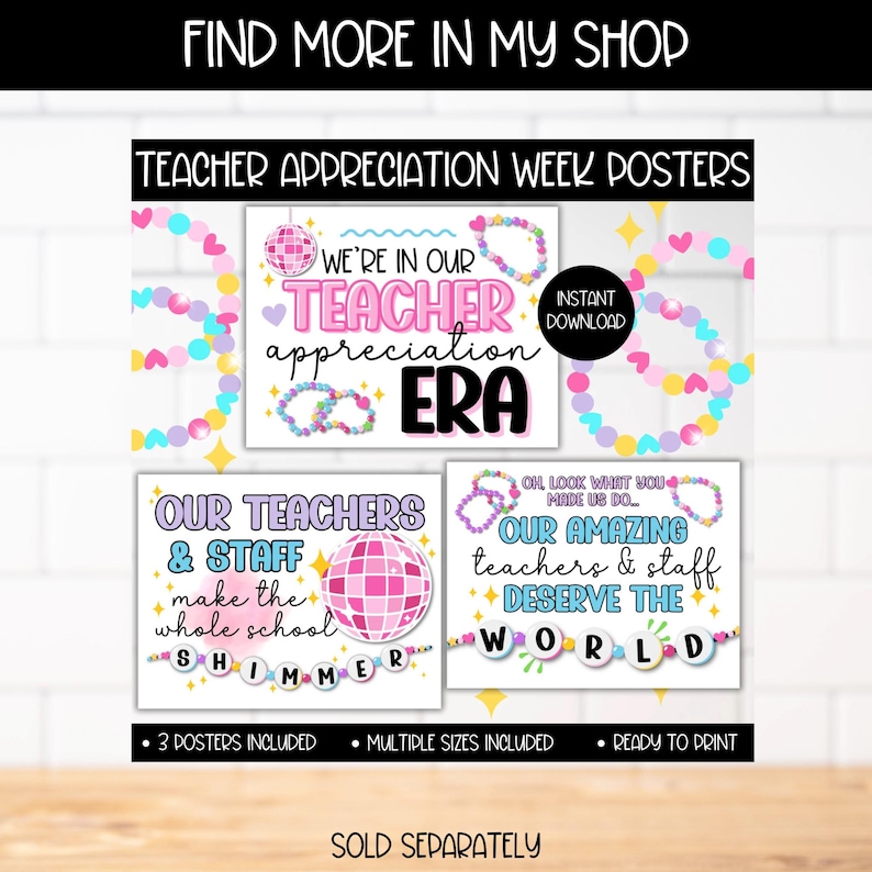 Bloom Flower Teacher Staff Appreciation Week Snack Food Door Hanger ...
