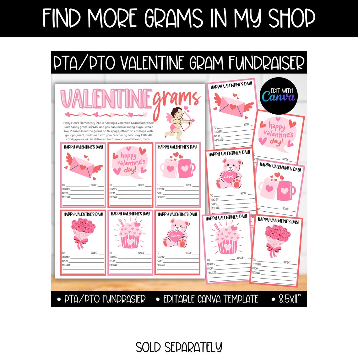 Valentine's Day Axolotl Candy Gram Lollipop Tag Holder, Printable PTA ...