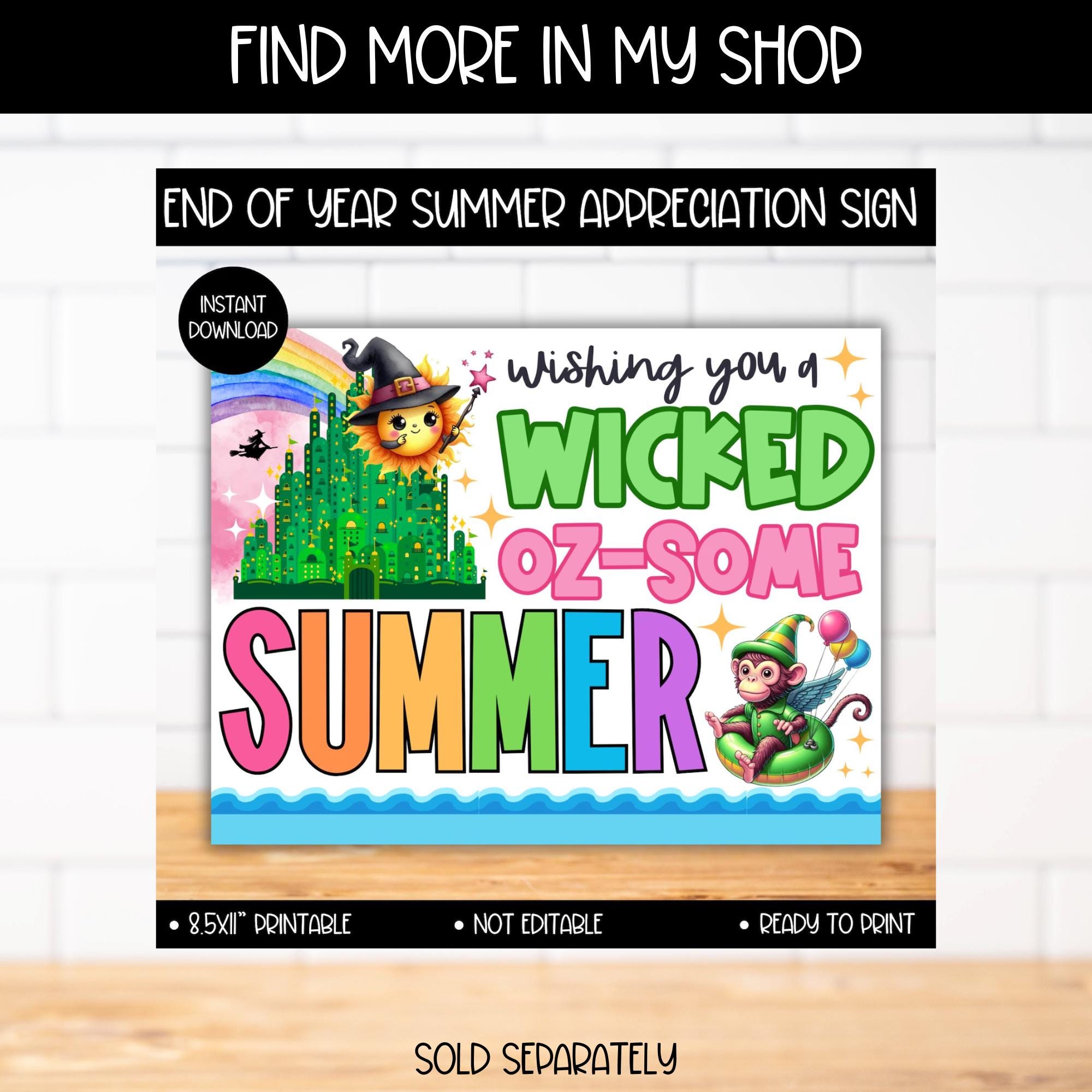 End of Year Teacher Staff Appreciation Apple Gift Tag, Last Day School ...