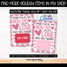 Valentine's Day Play-doh Treat Goodie Bags Tag, Play Dough Boys Girls ...