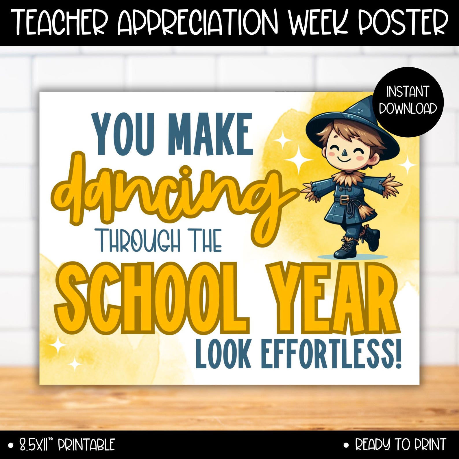 Wicked Teacher Appreciation Week Theme Poster Sign, Wizard of Oz Staff ...