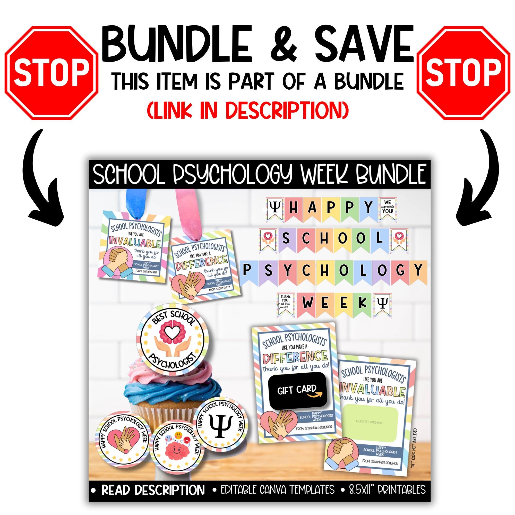 School Psychology Appreciation Week Banner, PTA PTO School Psychologist ...