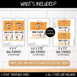 Howl-o-ween Treat Bag Topper, Halloween Dog Treat Bags, Howloween, Howl ...