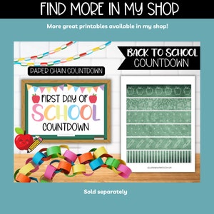 FIRST and LAST Day of School Sign Canva Template Bundle, First Day ...
