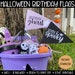 Halloween Birthday Boo Basket Flag Printable Boo Basket - Etsy