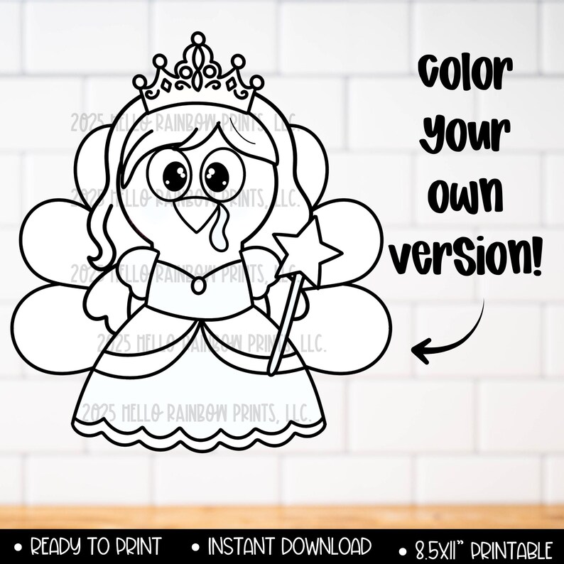 Pink Princess Turkey Disguise Costume Craft Kit, Girls Purple ...