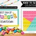 First Day of School Countdown | 1st Day Back to School Printable ...