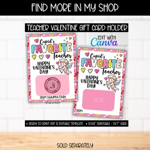 Teacher Valentine's Day Gift Card Holder, How Sweet It is to Be Taught ...