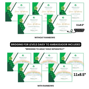 Girl Scout Bridging Certificates All Levels Girl Scout Bridging ...