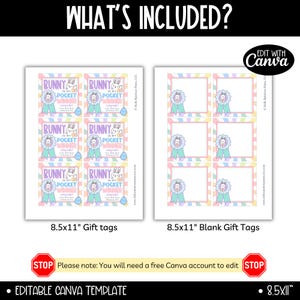 Easter Bunny in My Pocket Teacher Appreciation Game Flyer Bundle ...