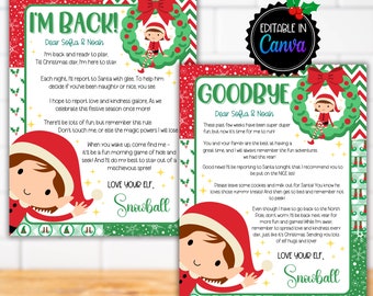 Magic Elf Hello & Goodbye Letters - Etsy