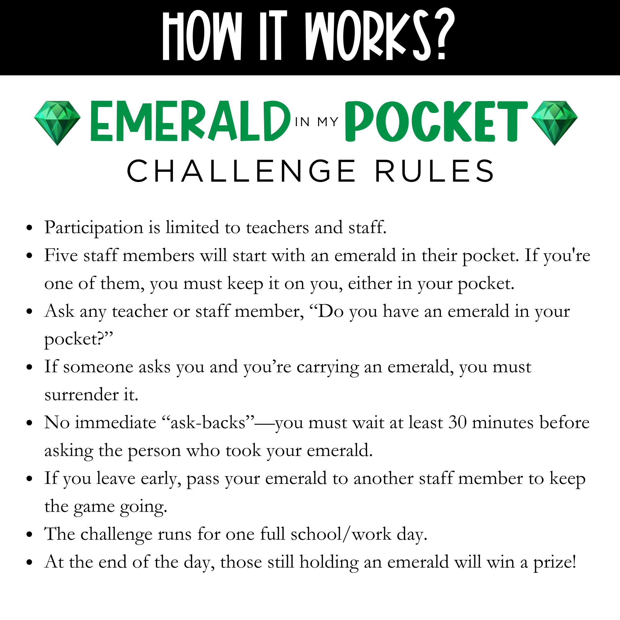 Wicked Theme Teacher Appreciation Game Flyer Bundle, Emerald in My ...