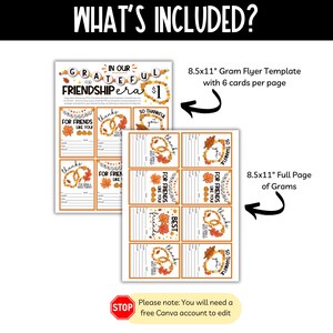 Gratitude Gram Bracelet Fundraiser Flyers Template, Grateful Era Grams ...