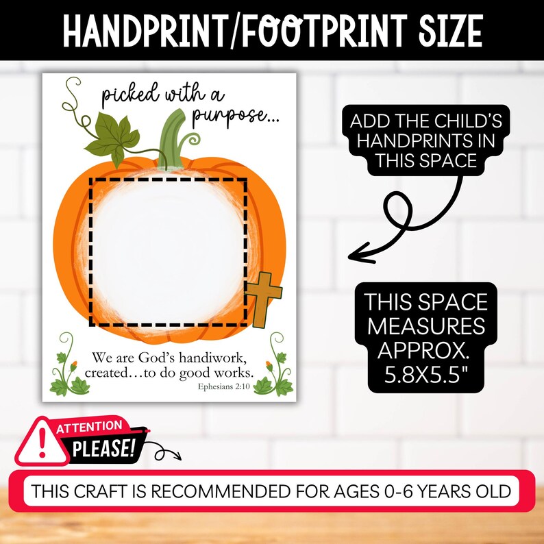Christian Pumpkin Thanksgiving Handprint Craft, Fall Church Bible Verse ...