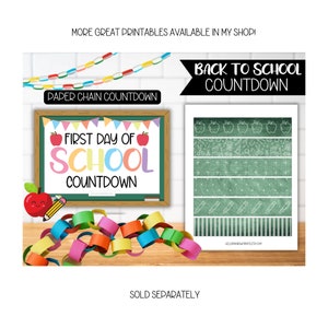 2024-2025 First Day of School DIY Flag, Cute Pencil Printable Pennant ...