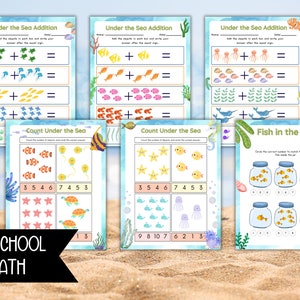 Toddler Ocean Busy Book | Preschool Curriculum ABC Math Counting ...