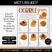 PTA PTO Gobble Gram Fundraiser Flyer Template, Autumn School Fundraiser ...