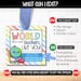 World Teachers Day Gift Tags Template, PTA PTO Gifts, World Teachers ...