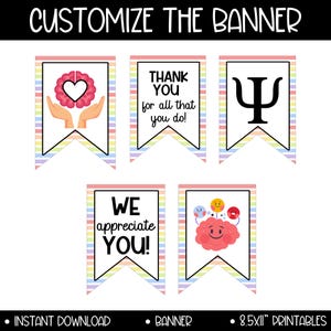 School Psychology Appreciation Week Banner, PTA PTO School Psychologist ...