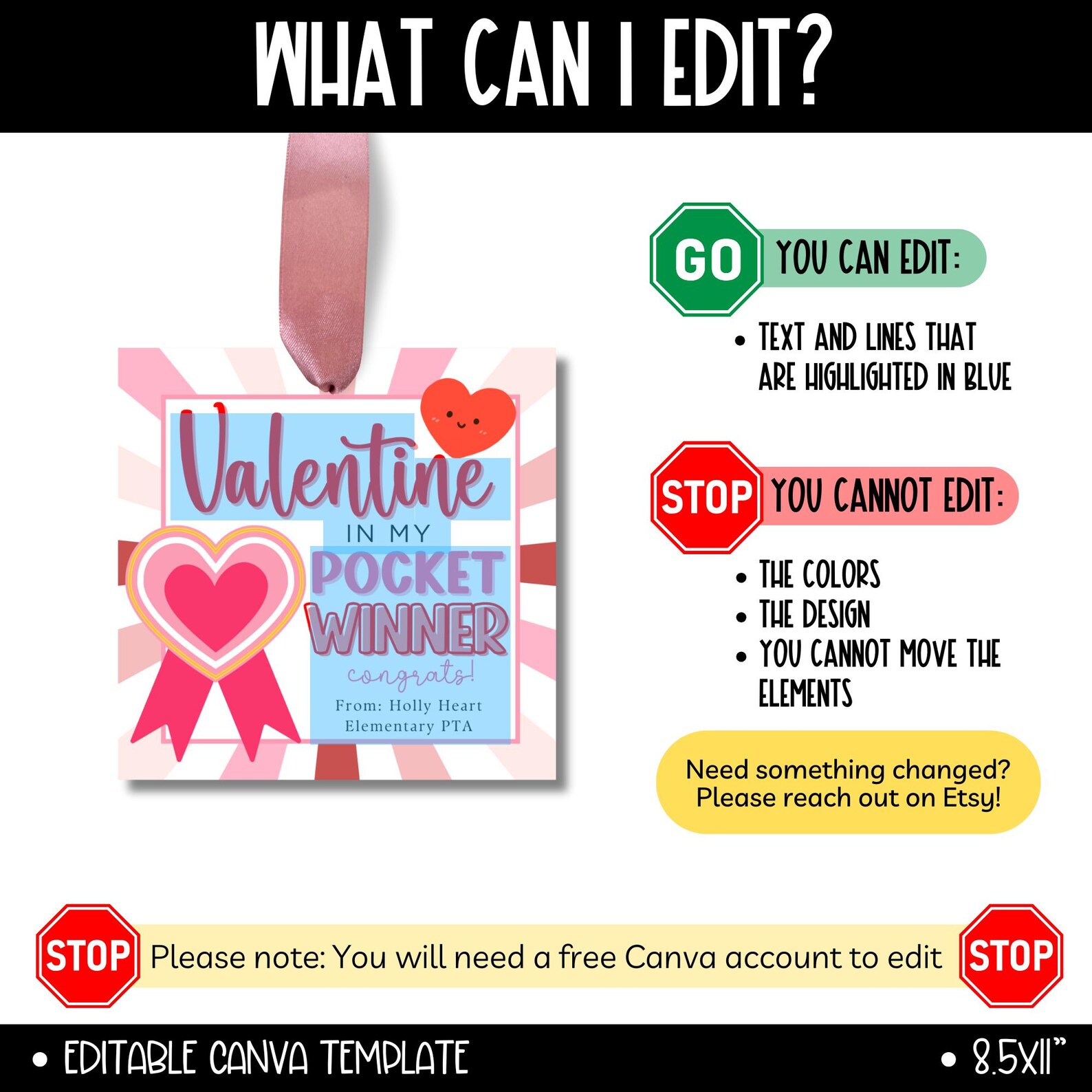 Valentine's Day Pocket Staff Morale Teacher Appreciation Game Flyer ...