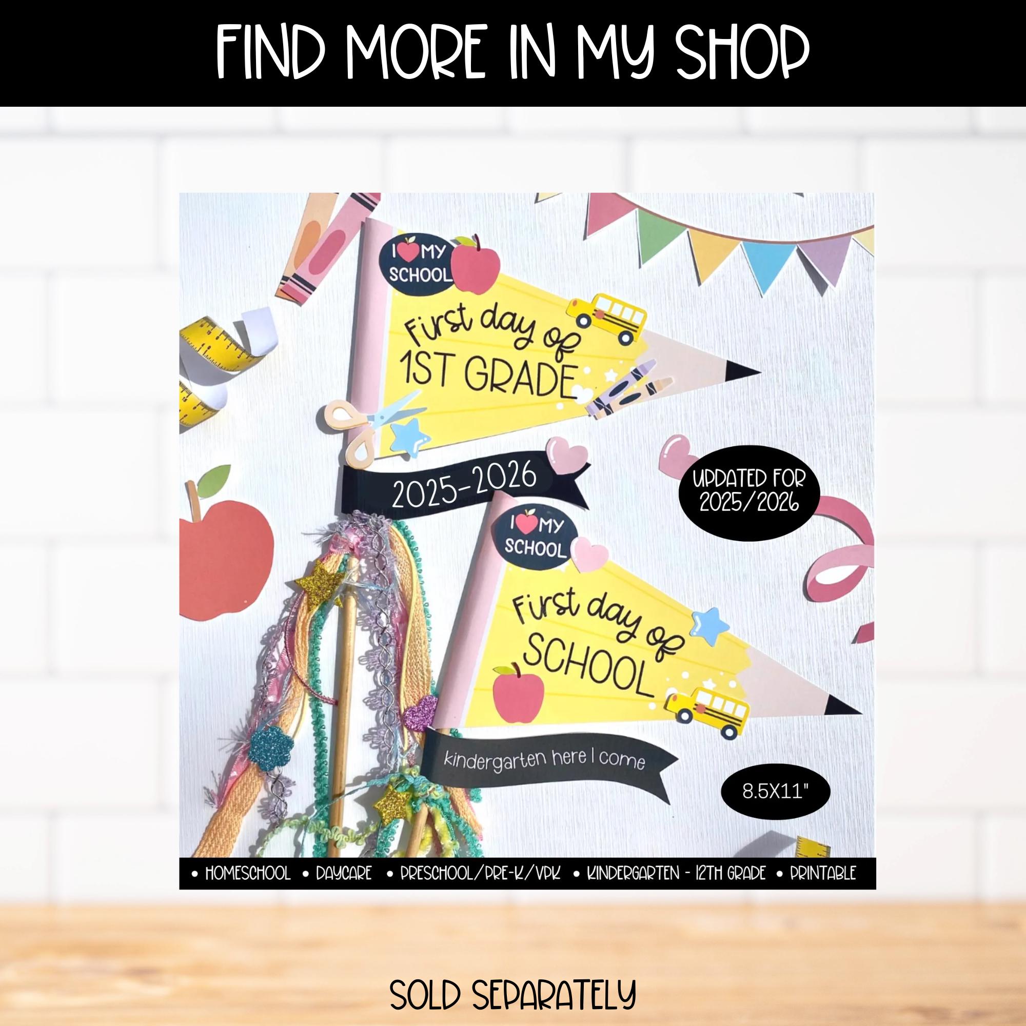 Back to School Pencil Star Treat Tag, Editable Meet the Teacher Class ...