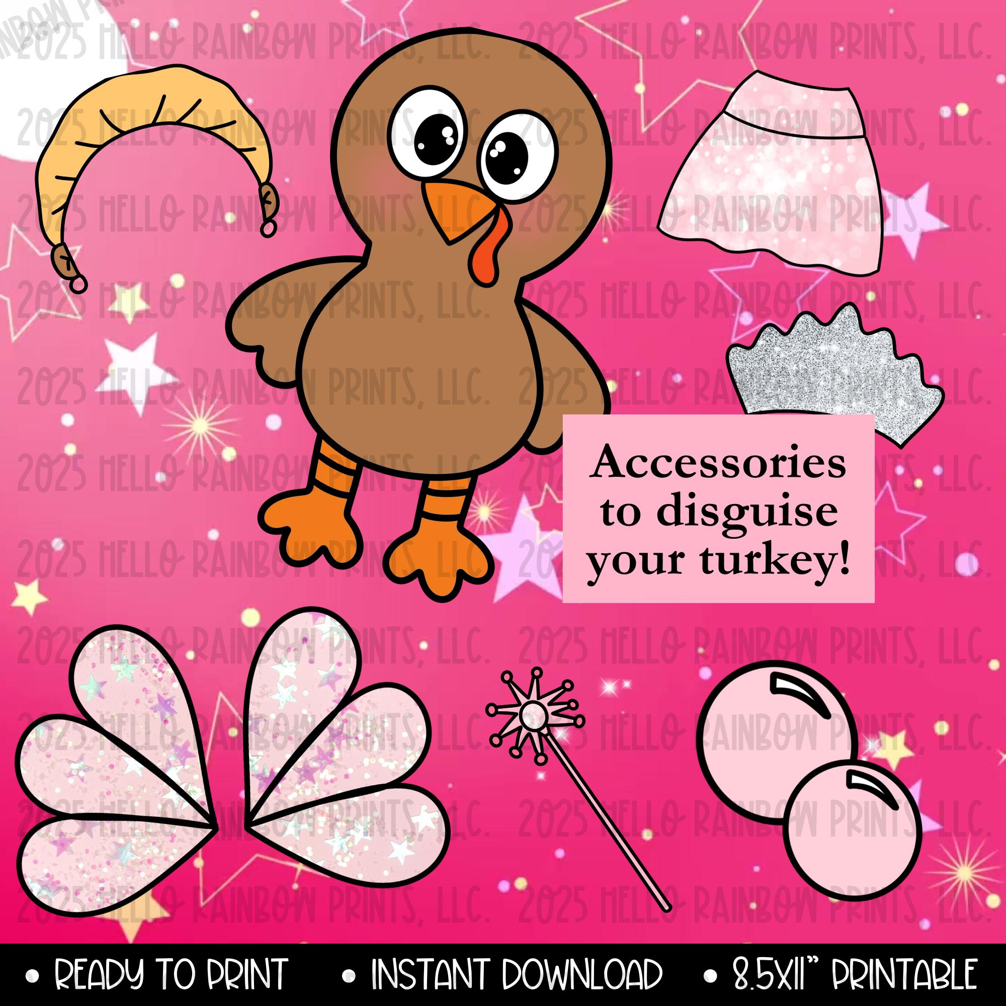 Thanksgiving Disguise the Turkey Project: Glinda the Good Witch Craft ...
