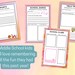 Middle School Memory Journal INSTANT DOWNLOAD Printable 8th Grade ...