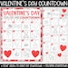 Valentine's Day Countdown Coloring Calendar, Morning Bell Work ...
