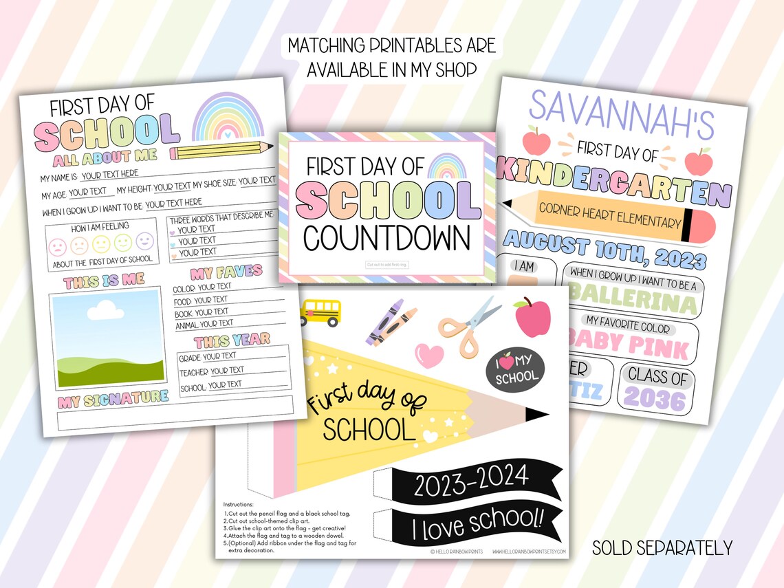 Printable Lunch Box Notes Preschool for Kids Encouragement Bundle ...