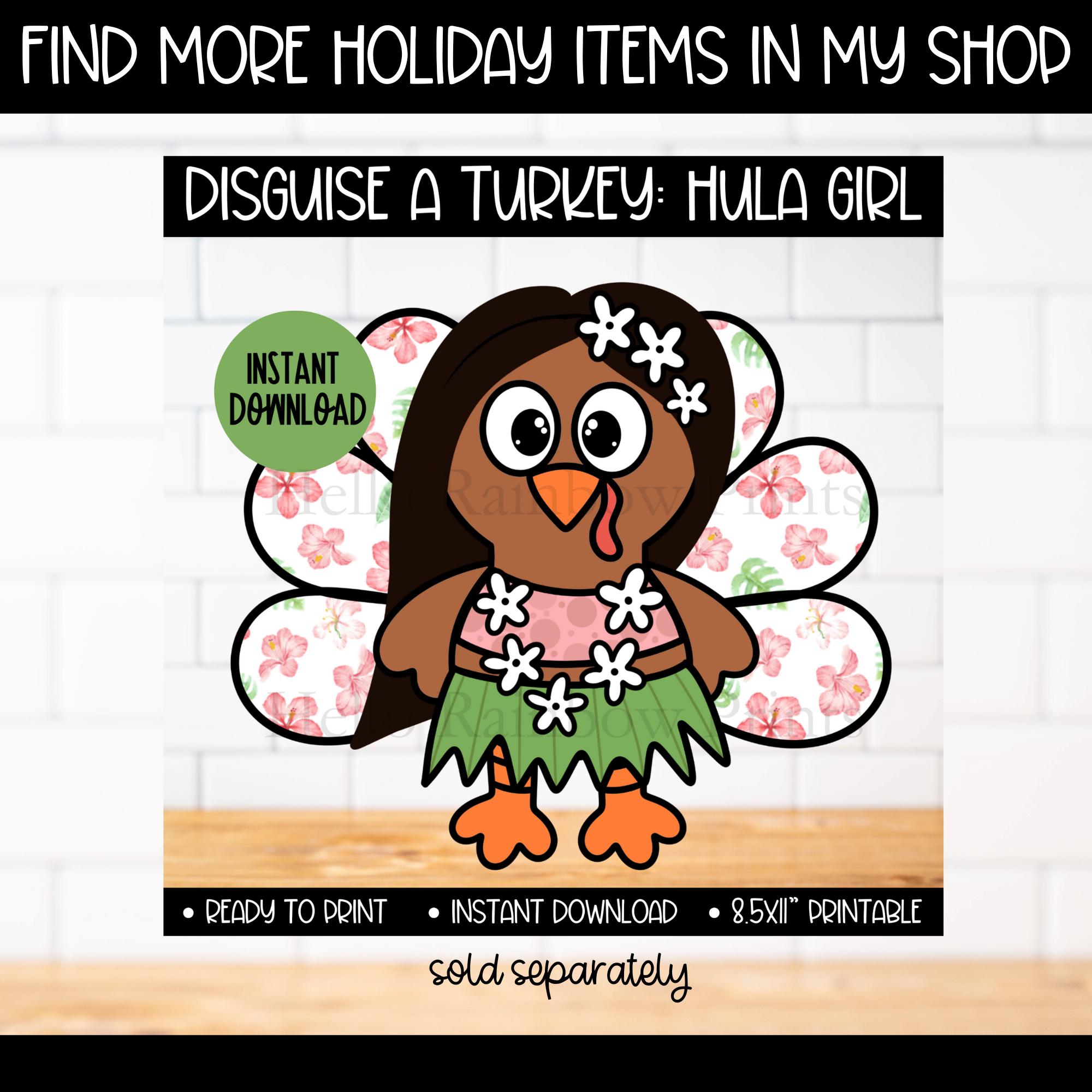 Pink Stanley Cup Turkey Disguise Printable Craft Kit, Coloring Turkey ...