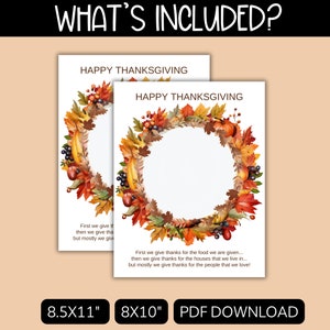 Thanksgiving Turkey Fall Poem Handprint Footprint Printable Art ...