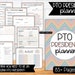 EDITABLE PTO President Leader Binder Template Bundle, PTO Membership ...