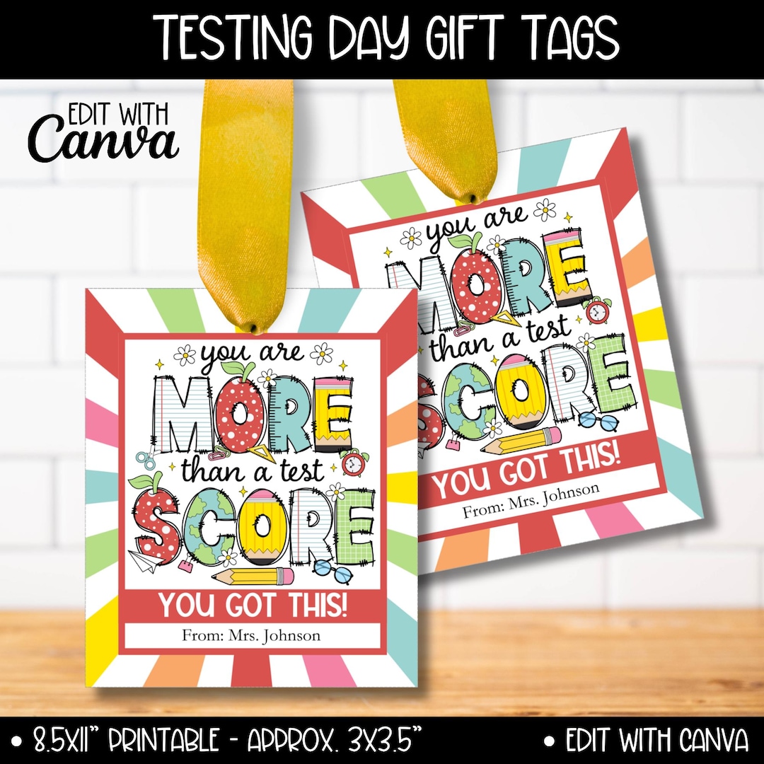 Testing Day Fruit Snack Chip Candy Treat Student Motivation, You Are ...