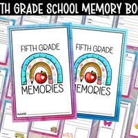 End of the Year Memory Keepsake Book 2nd 3rd 4th 5th Grade | Last Week ...