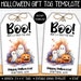 Halloween Boo Basket Printable Treat Tag Template, Boo Favor Tags ...